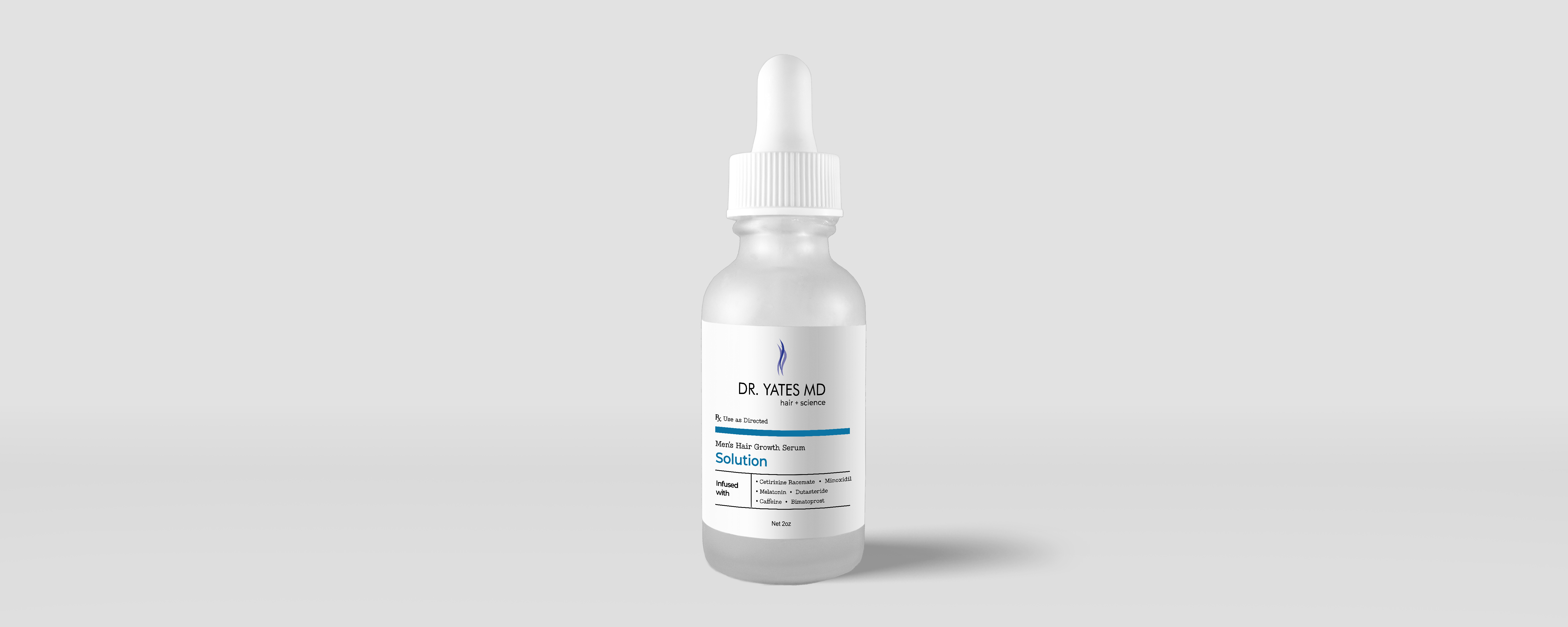 Men's RX Hair Growth Serum wtih Minoxidil & Dutasteride – Dr Yates MD
