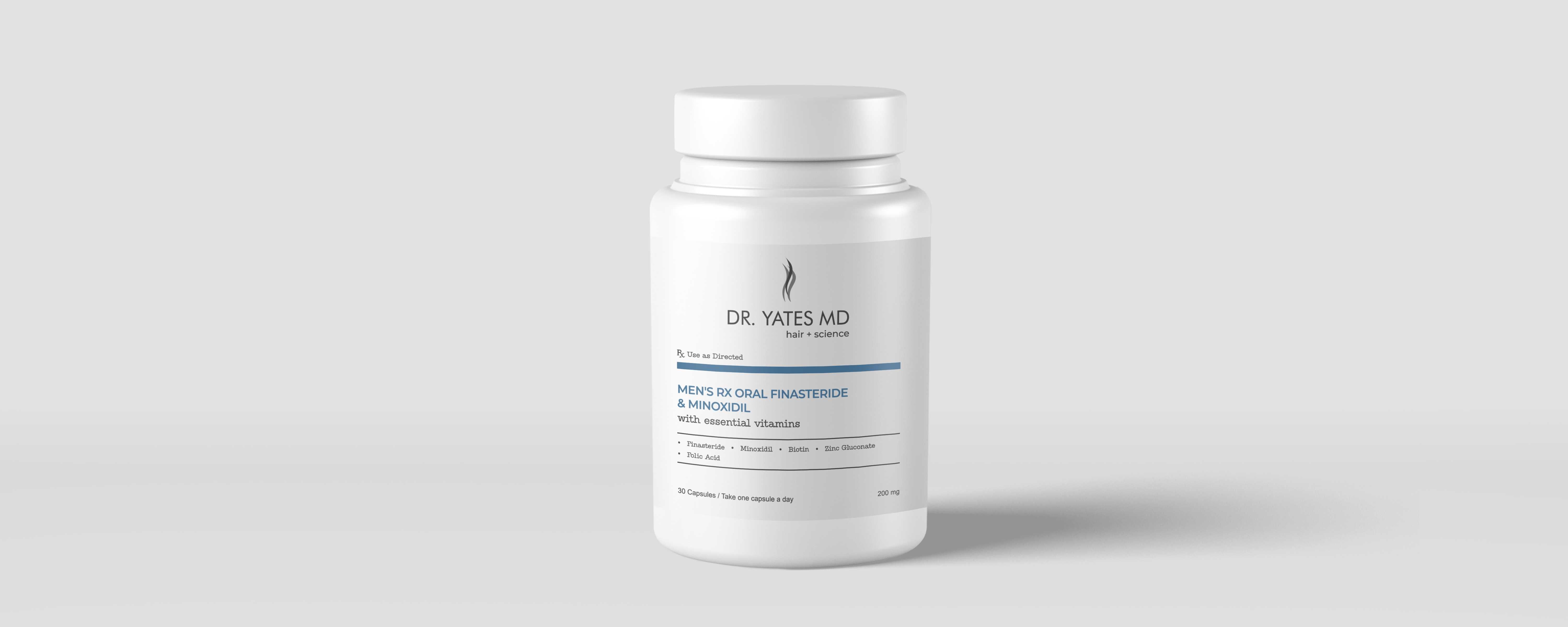 Men's RX Oral Finasteride & Minoxidil with Essential Vitamins – Dr Yates MD